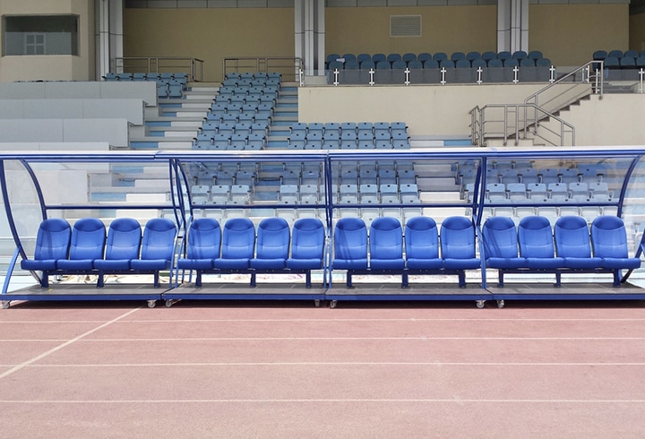 Banquillo suplentes estadios de fútbol «Orión» – Lua Sports