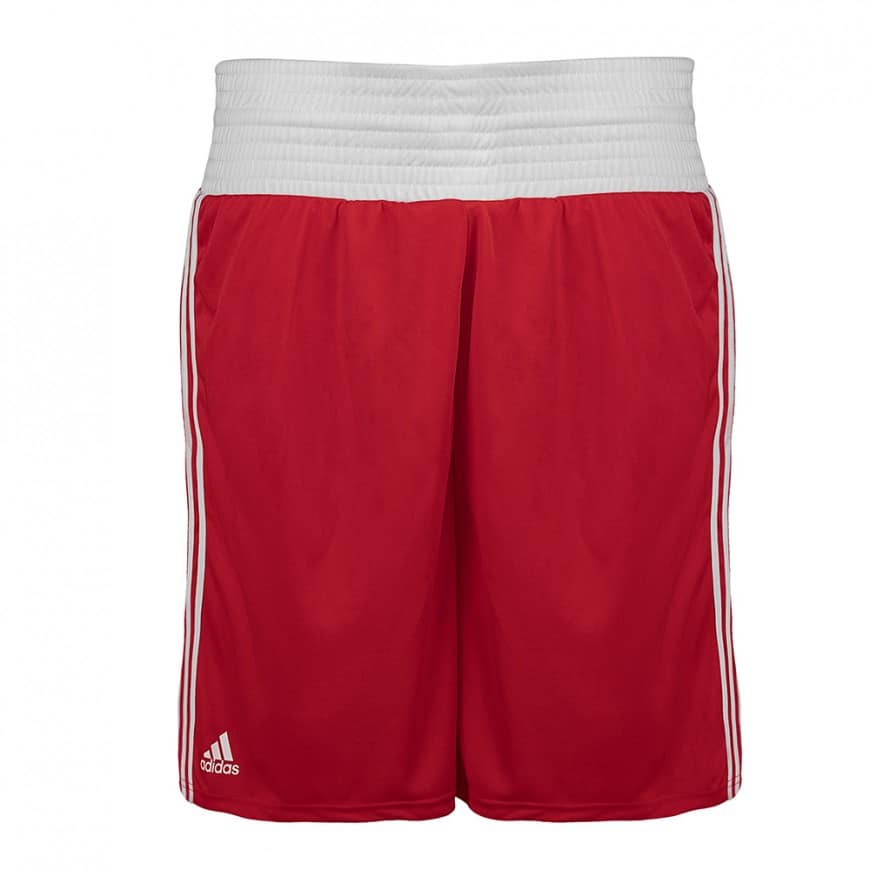 SHORT DE BOXEO ADIDAS ROJO/BLANCO – ADIBTS02 PANTALON – Lua Sports