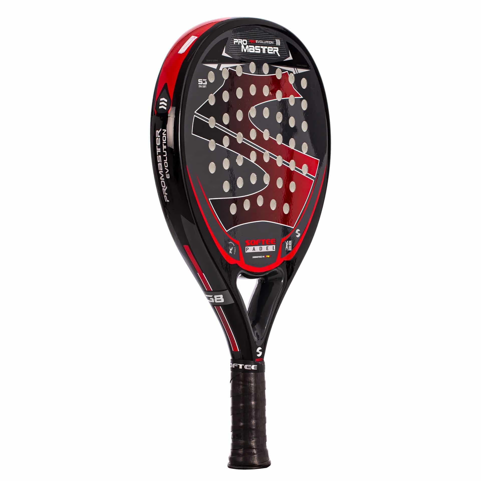 PALA DE PÁDEL SOFTEE PRO MASTER EVOLUTION ORANGE/RED – Lua Sports
